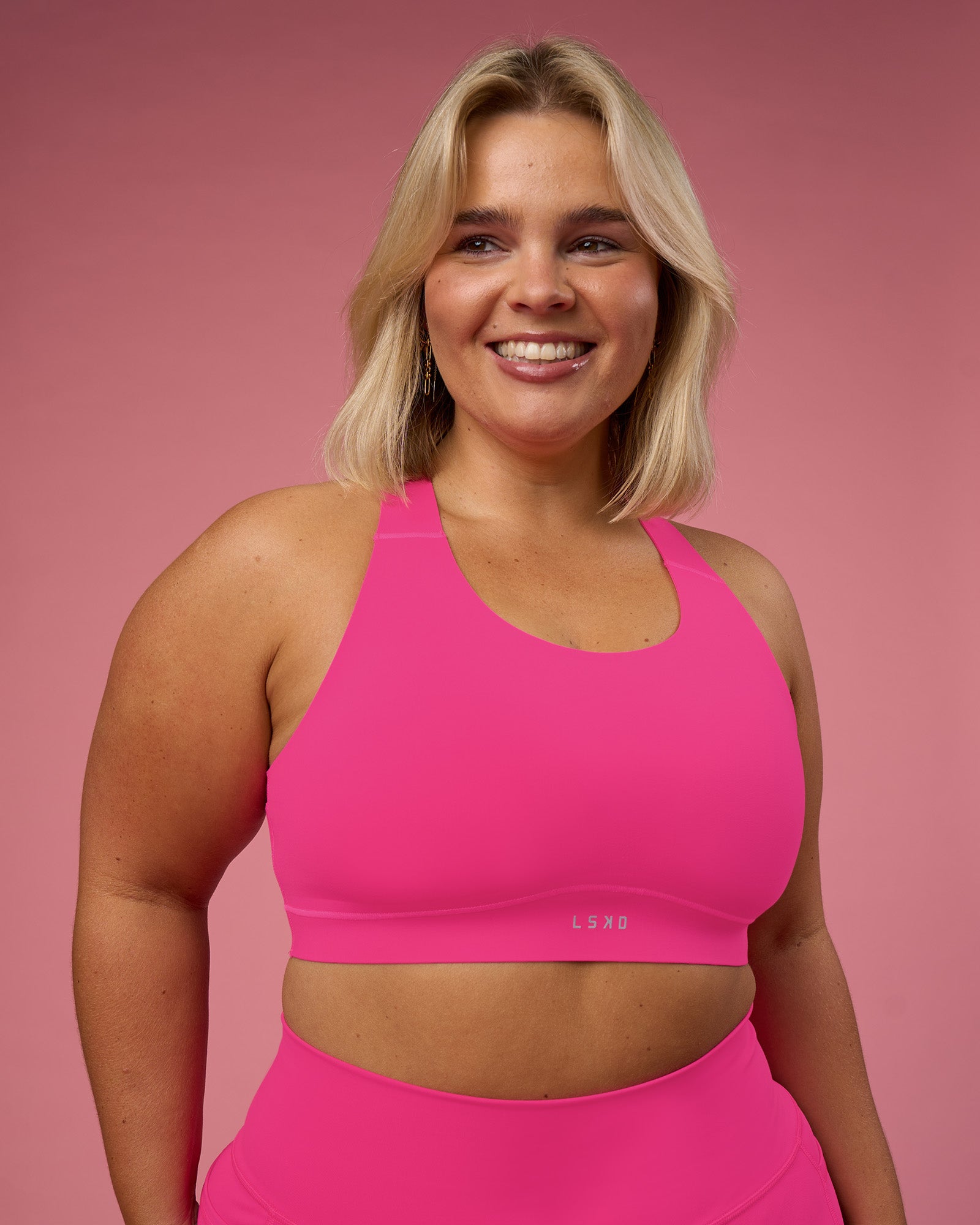 Fusion Sports Bra 2.0 - Ultra Pink | LSKD