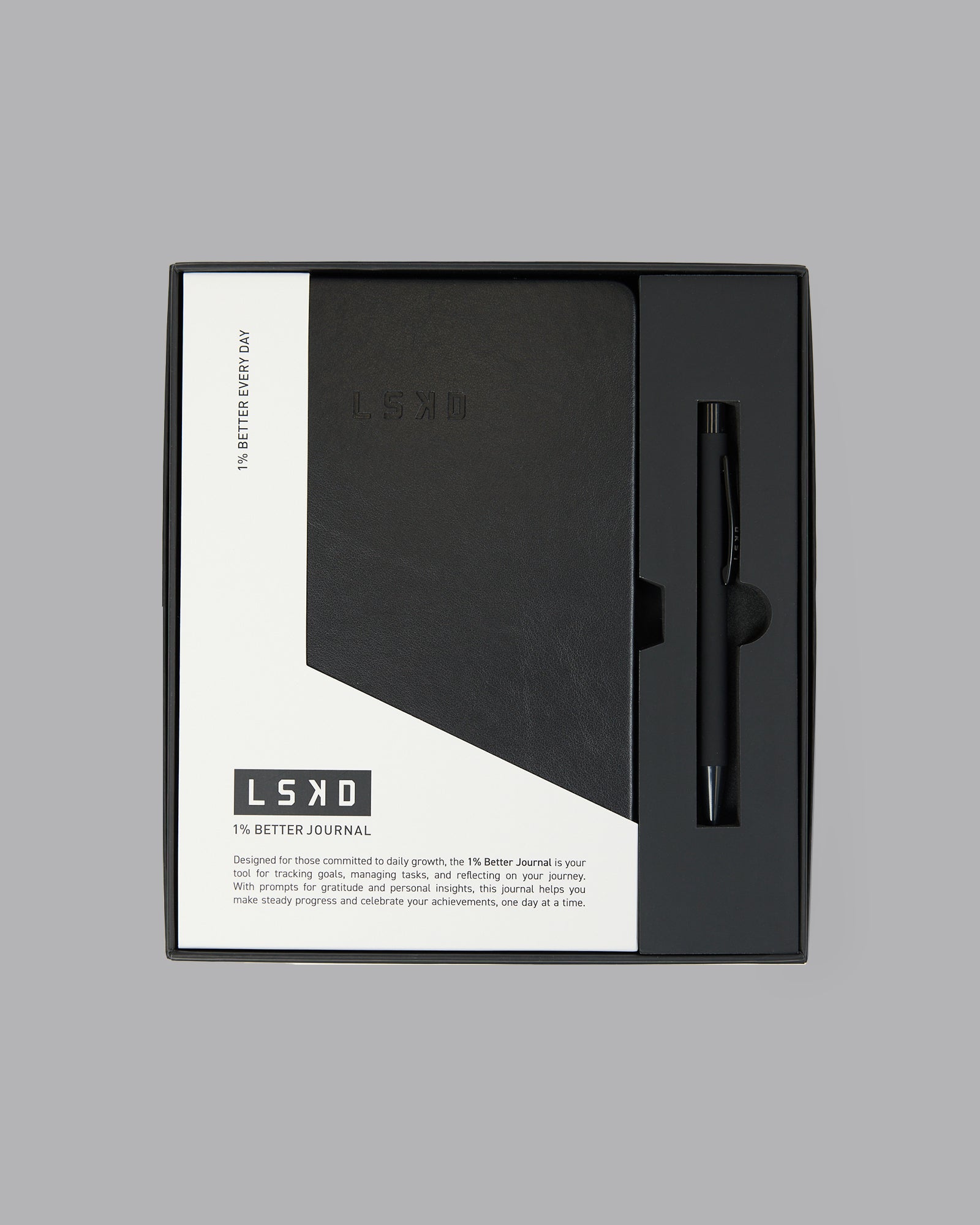 1% Better Journal - Black | LSKD