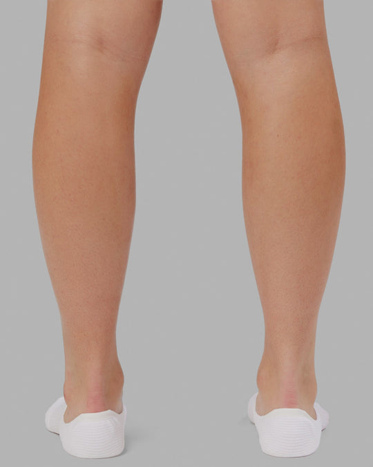 Performance No Show 3 Pack Socks - White | LSKD