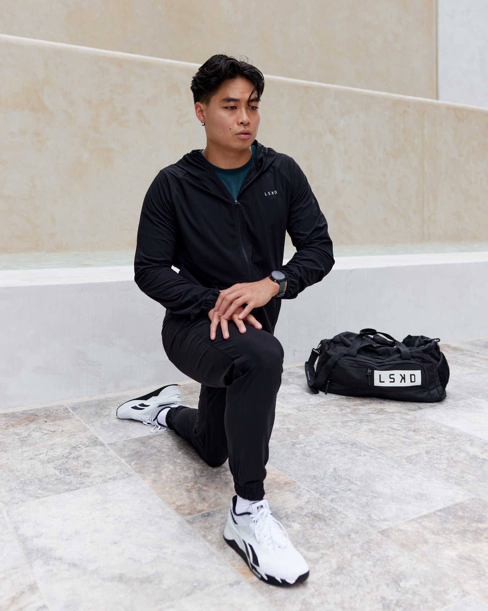 Mens Train-Lite FLXMAX Jacket - Black | LSKD