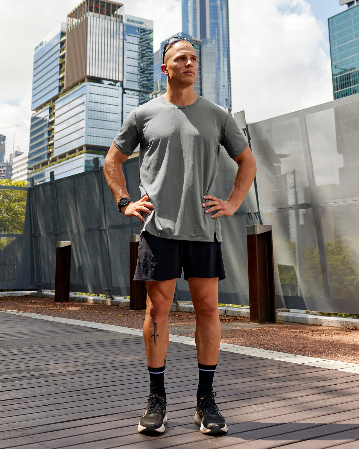 Pace Running Tee - Black | LSKD