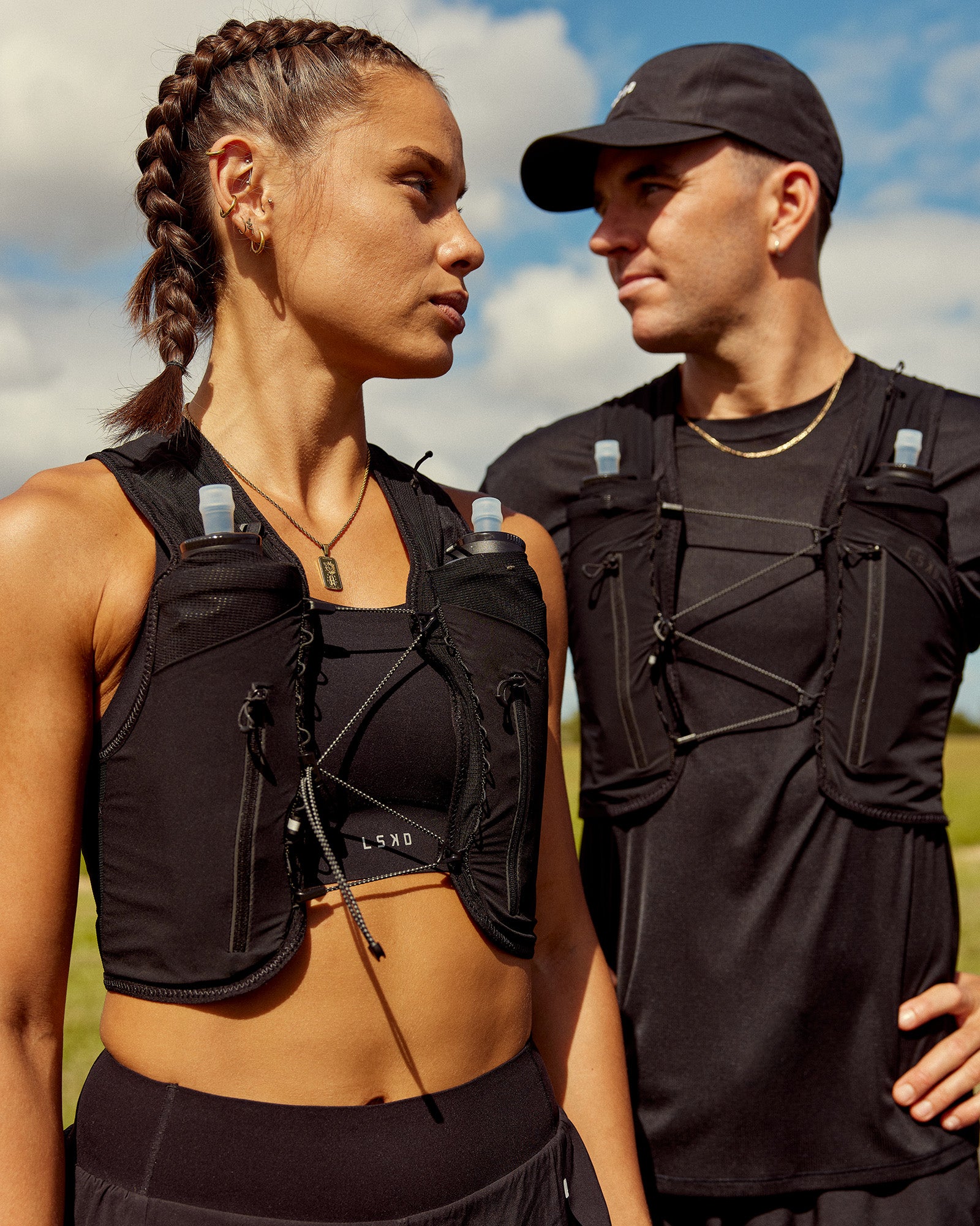 Pace Running Vest - Black-Reflective | LSKD