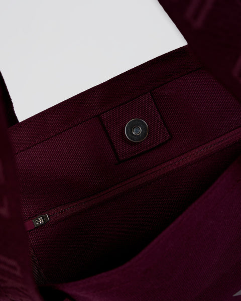 Hold It All Canvas Tote - Cherry Lacquer | LSKD