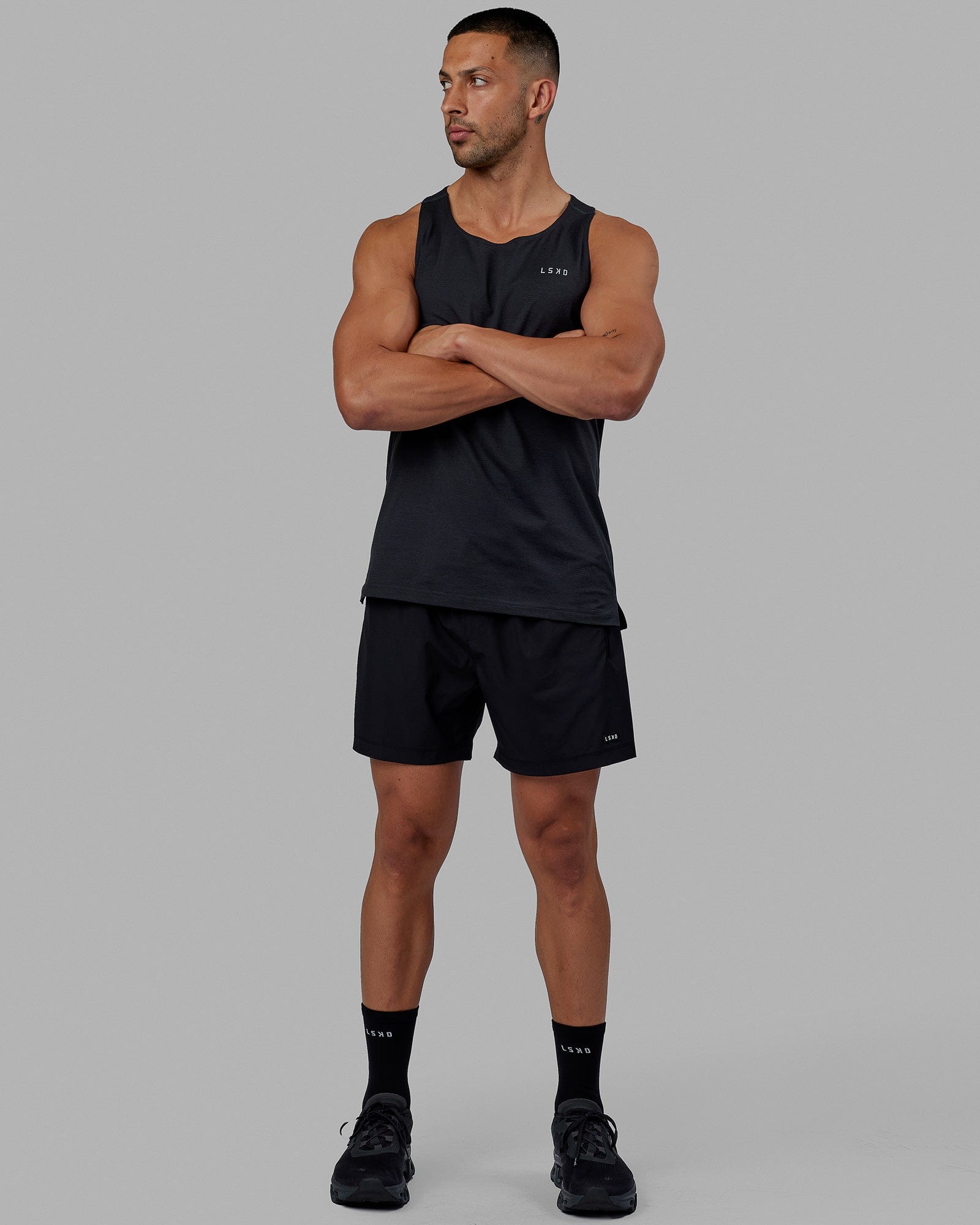 Rep 5" Performance Shorts - Black | LSKD