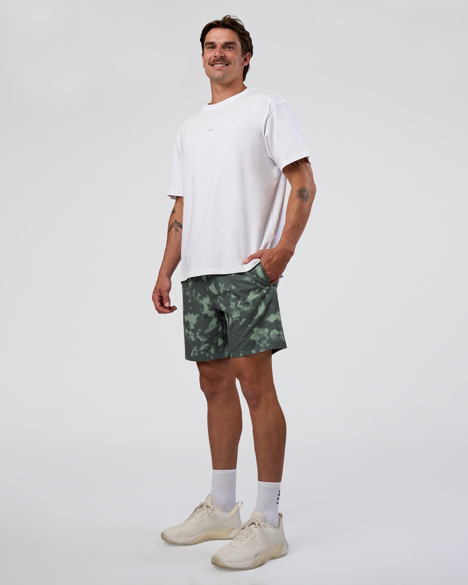Rep 7'' Performance Short - Washed Camo Carbon | LSKD