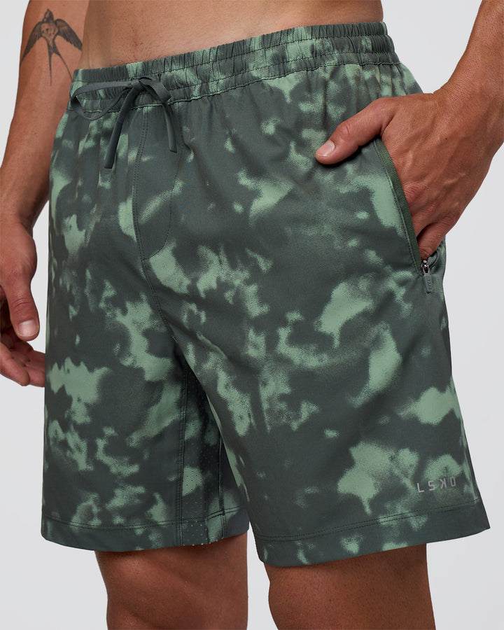 Rep 7'' Performance Short - Washed Camo Carbon | LSKD