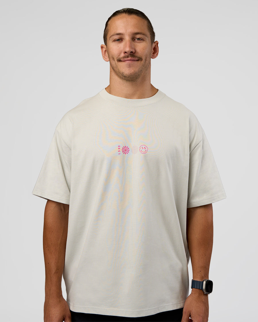 Trust The Process Heavyweight Unisex Oversized Tee - Digital Mist-Ultra ...