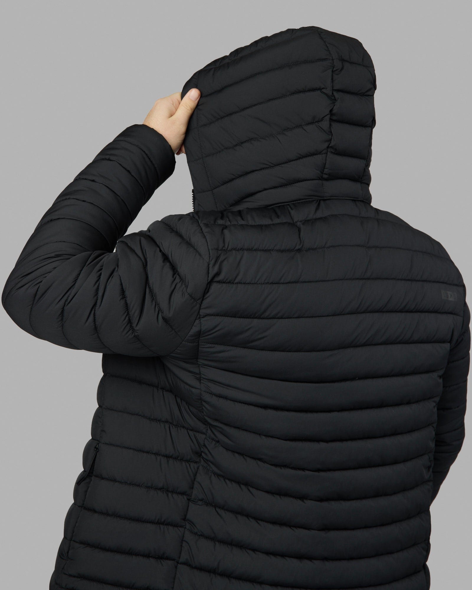 Mens All Day Puffer Jacket - Black | LSKD