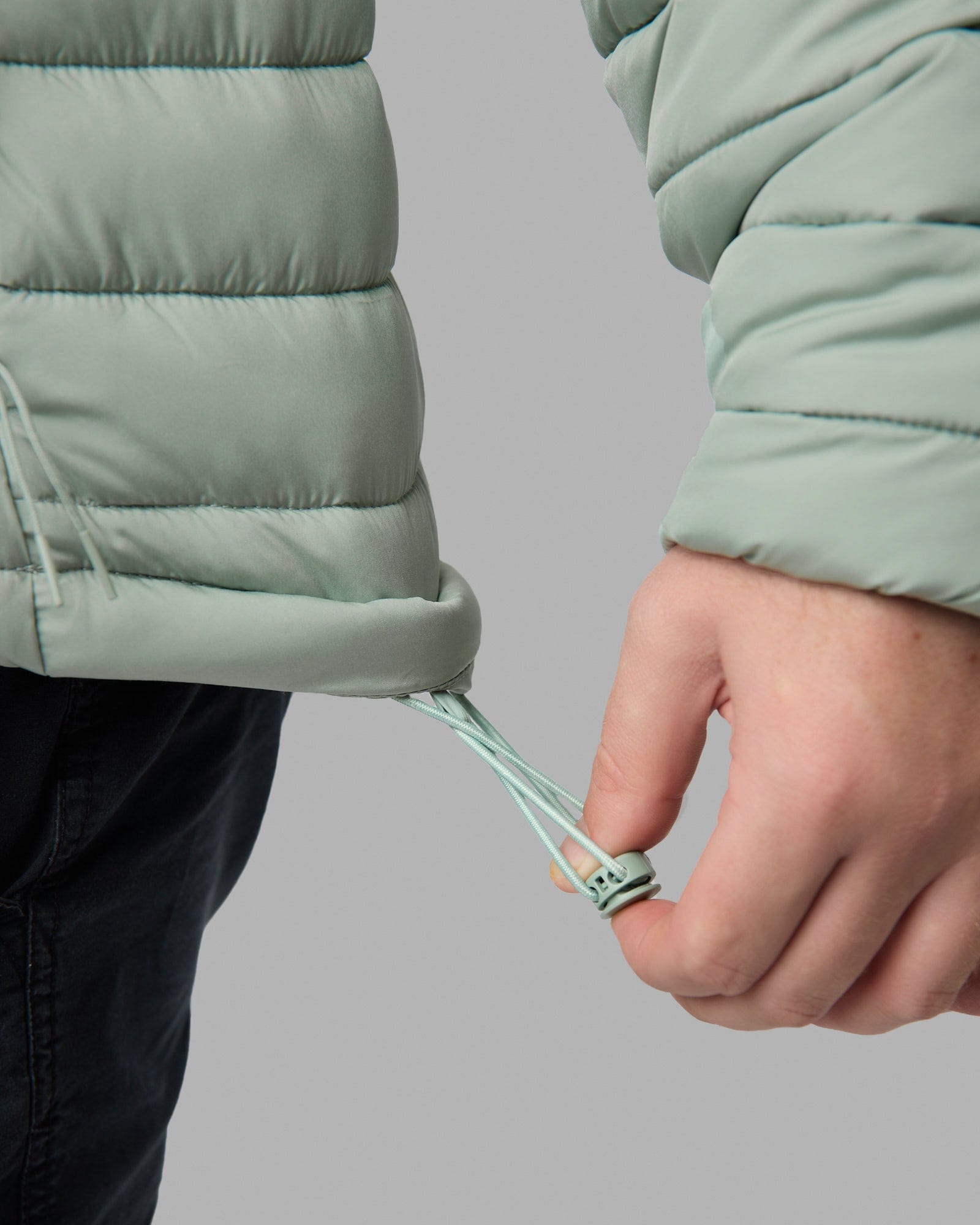 Mens All Day Puffer Jacket - Iceberg Green | LSKD