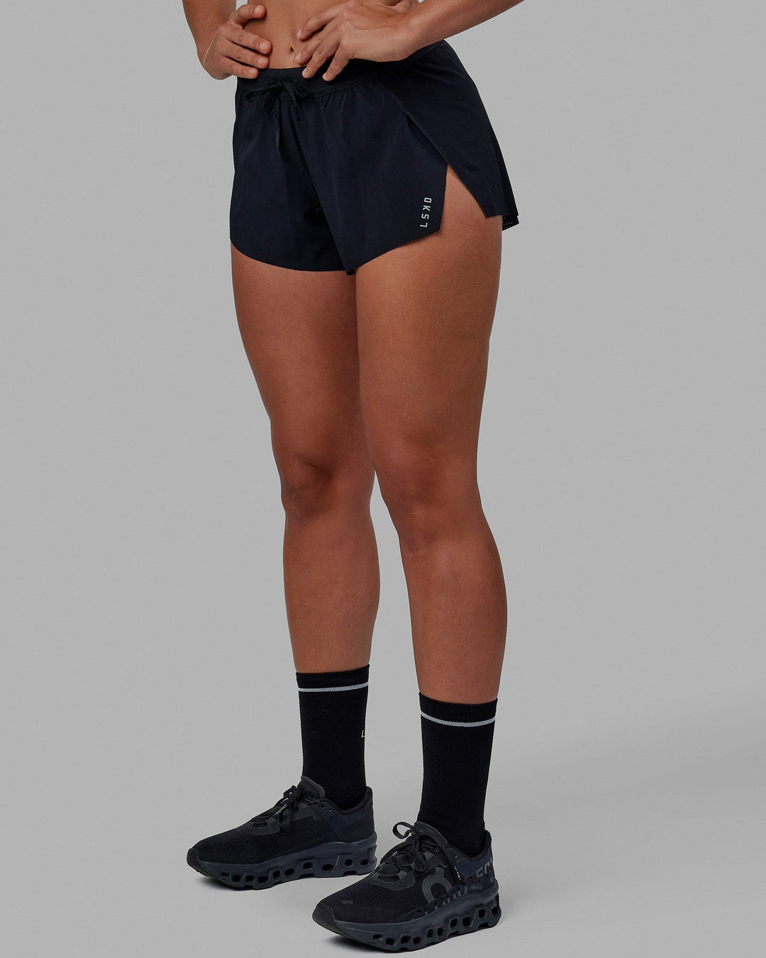 Accelerate Run Shorts - Black | LSKD