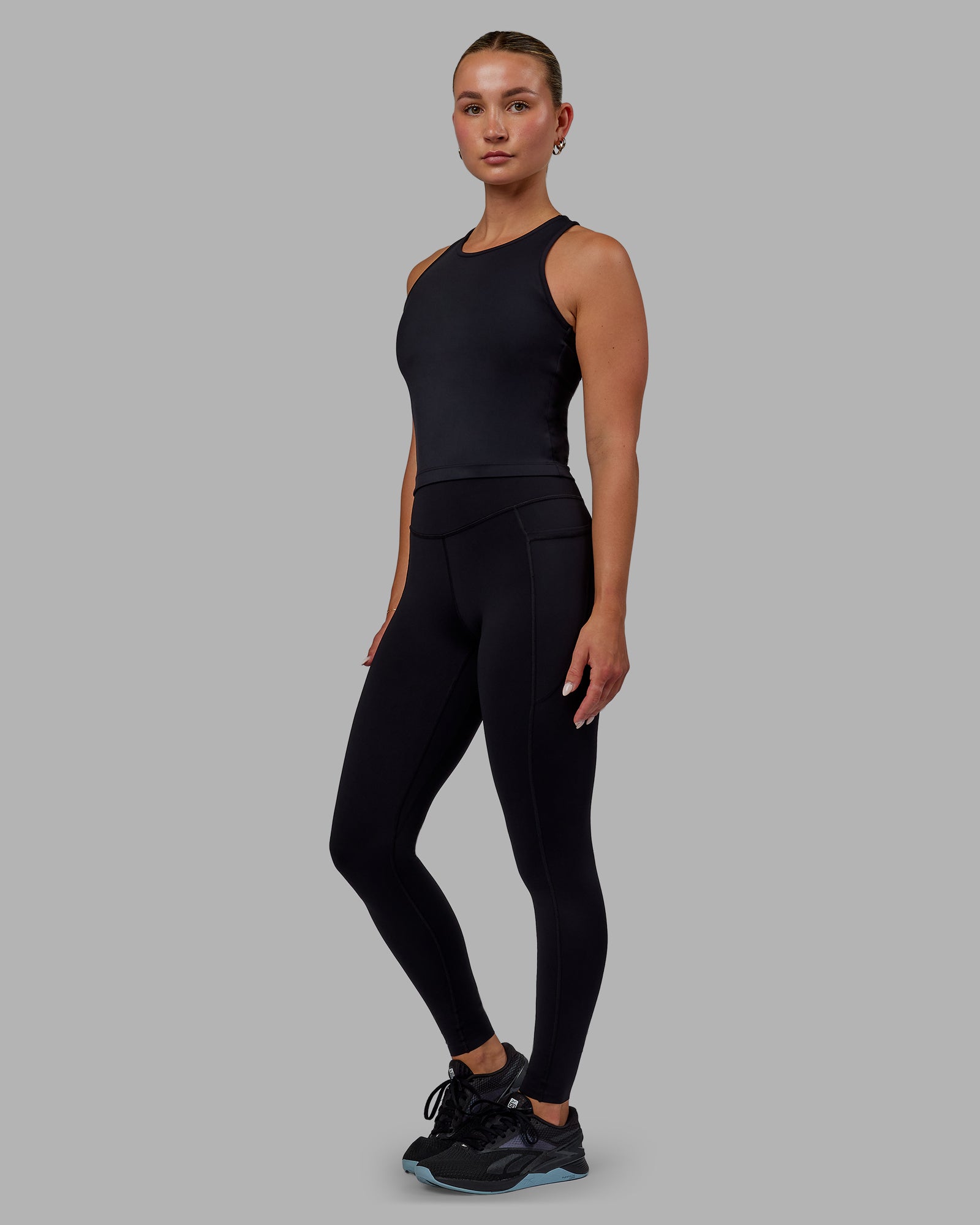 Elite High-Rise Full Length Legging Pockets - Black | LSKD