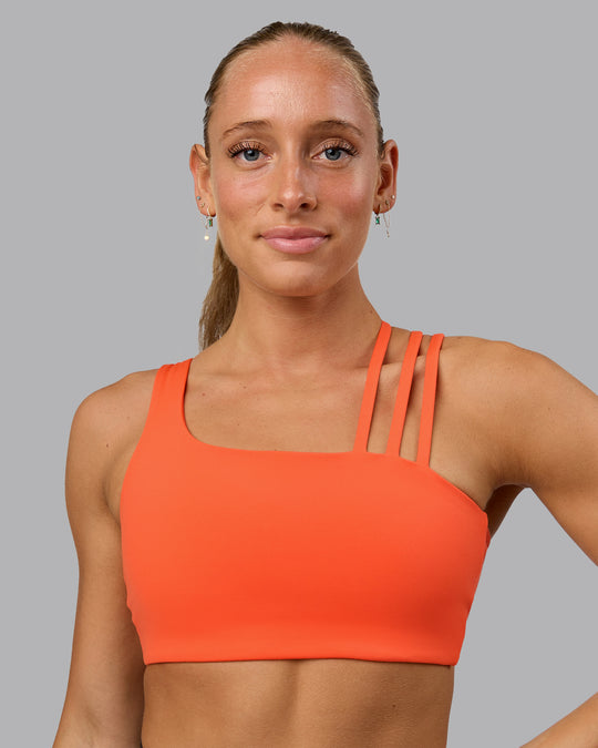 Galvanise Sports Bra - Ultra Orange | LSKD
