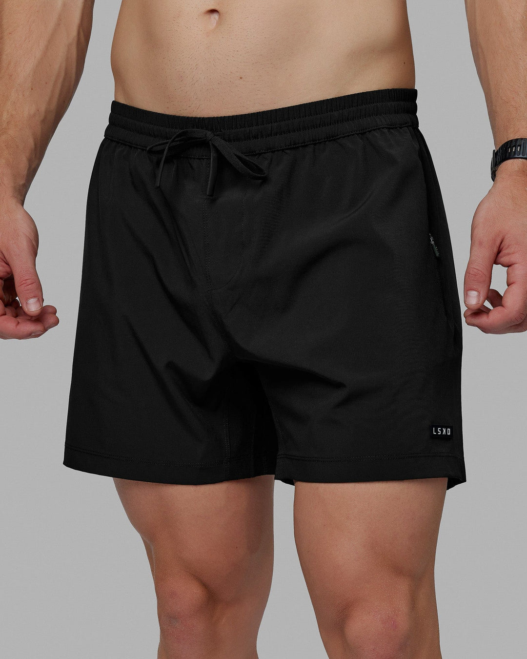 Rep 5" Lined Performance Shorts - Black | LSKD