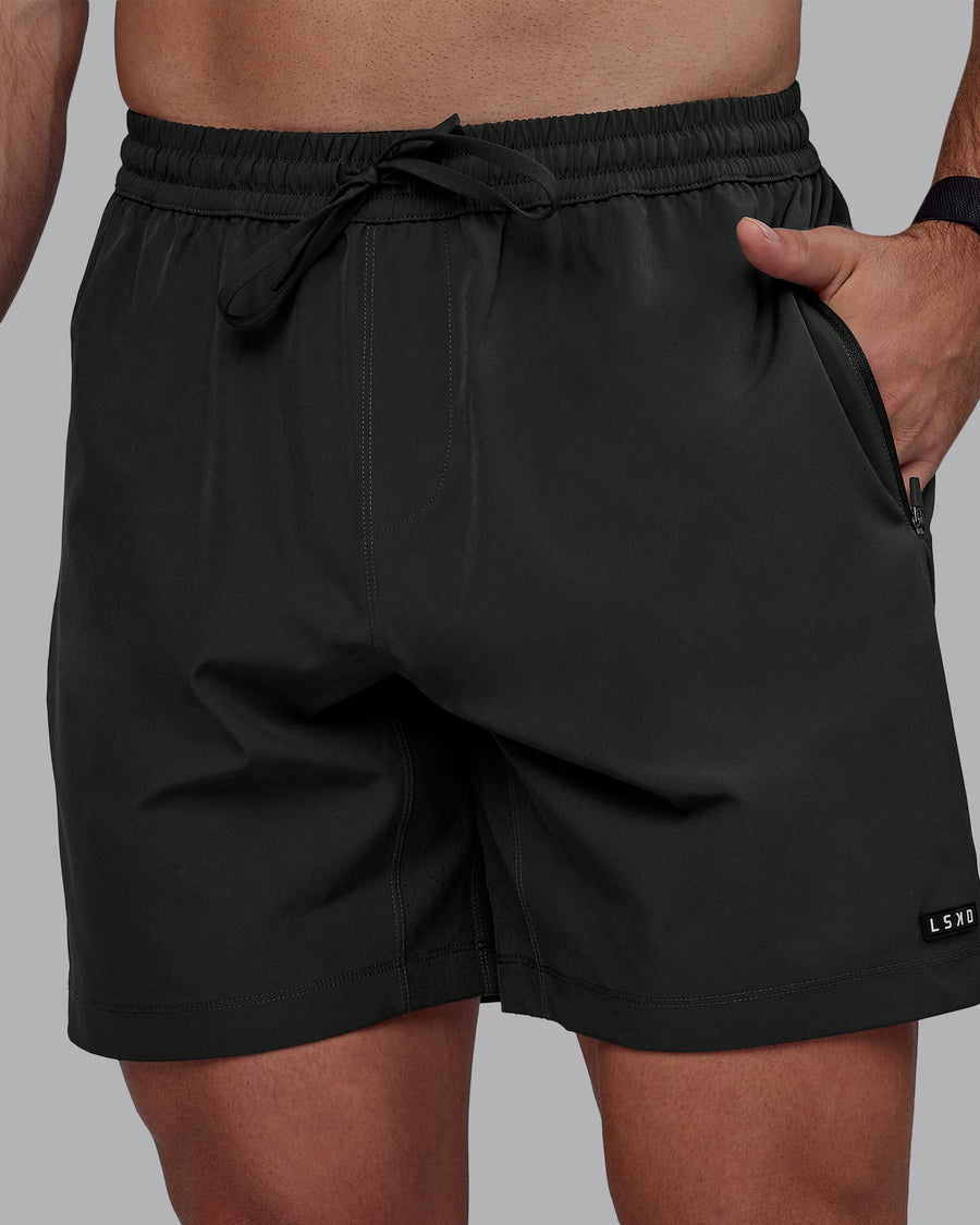Rep 7" Performance Shorts - Pirate Black | LSKD