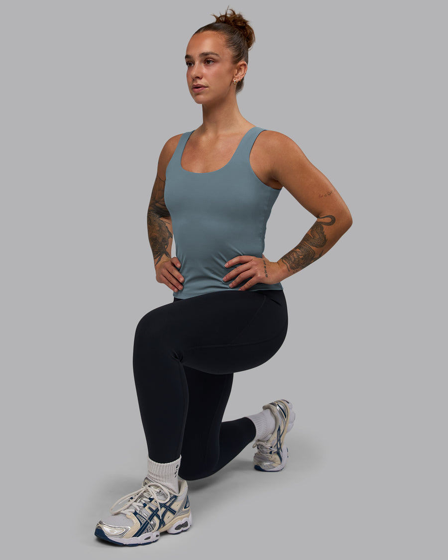 Staple Active Shelf Bra Tank - Elemental Blue | LSKD