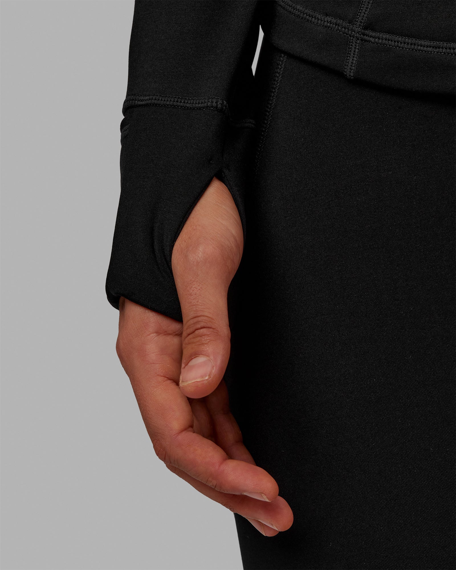 Stride Zip Through Thermal Jacket - Black | LSKD