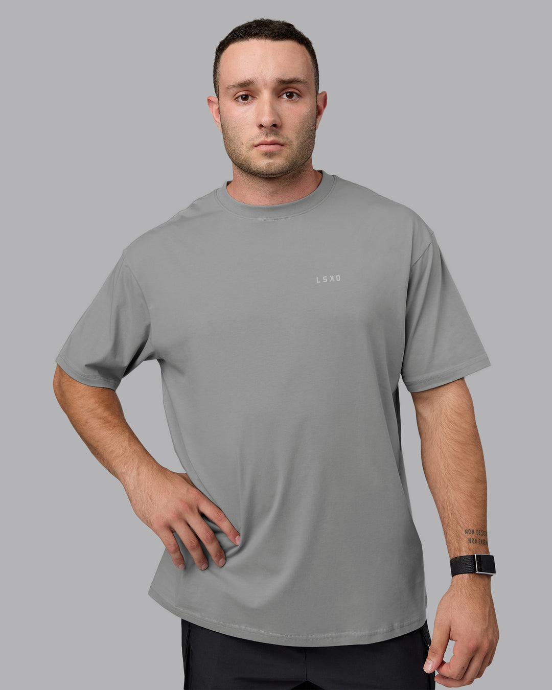 Unisex 1% Better Value Series FLXCotton Tee Oversize - Circular Grey ... Unisex 1% Better Value Series FLXCotton Tee Oversize - Circular Grey ...