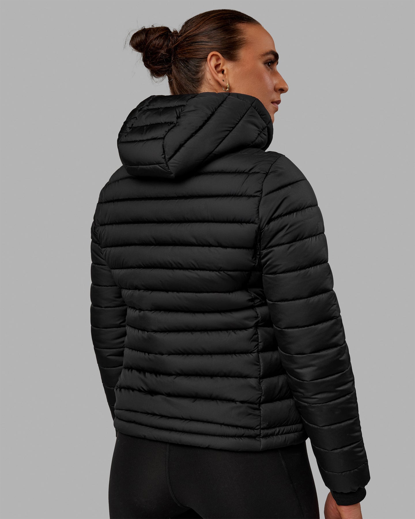 Womens All Day Puffer Jacket - Black | LSKD