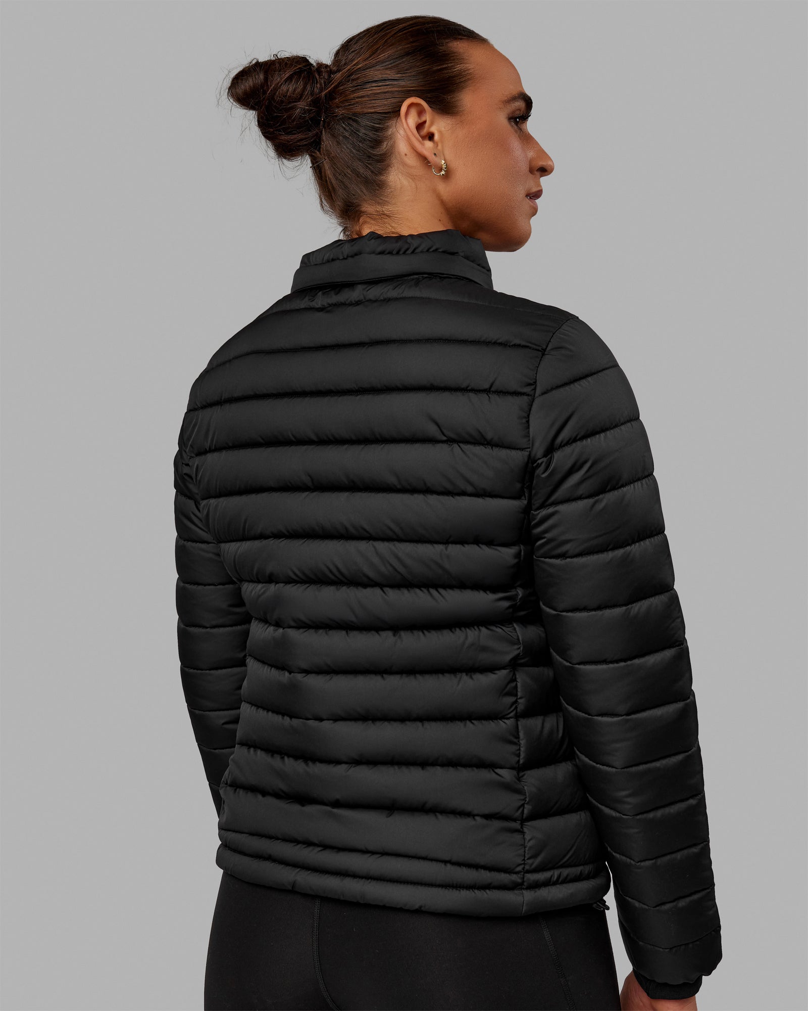 Womens All Day Puffer Jacket - Black | LSKD