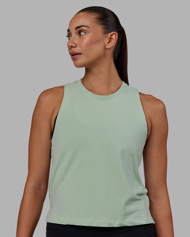 Womens Deluxe PimaFLX Tank - Surf Spray | LSKD