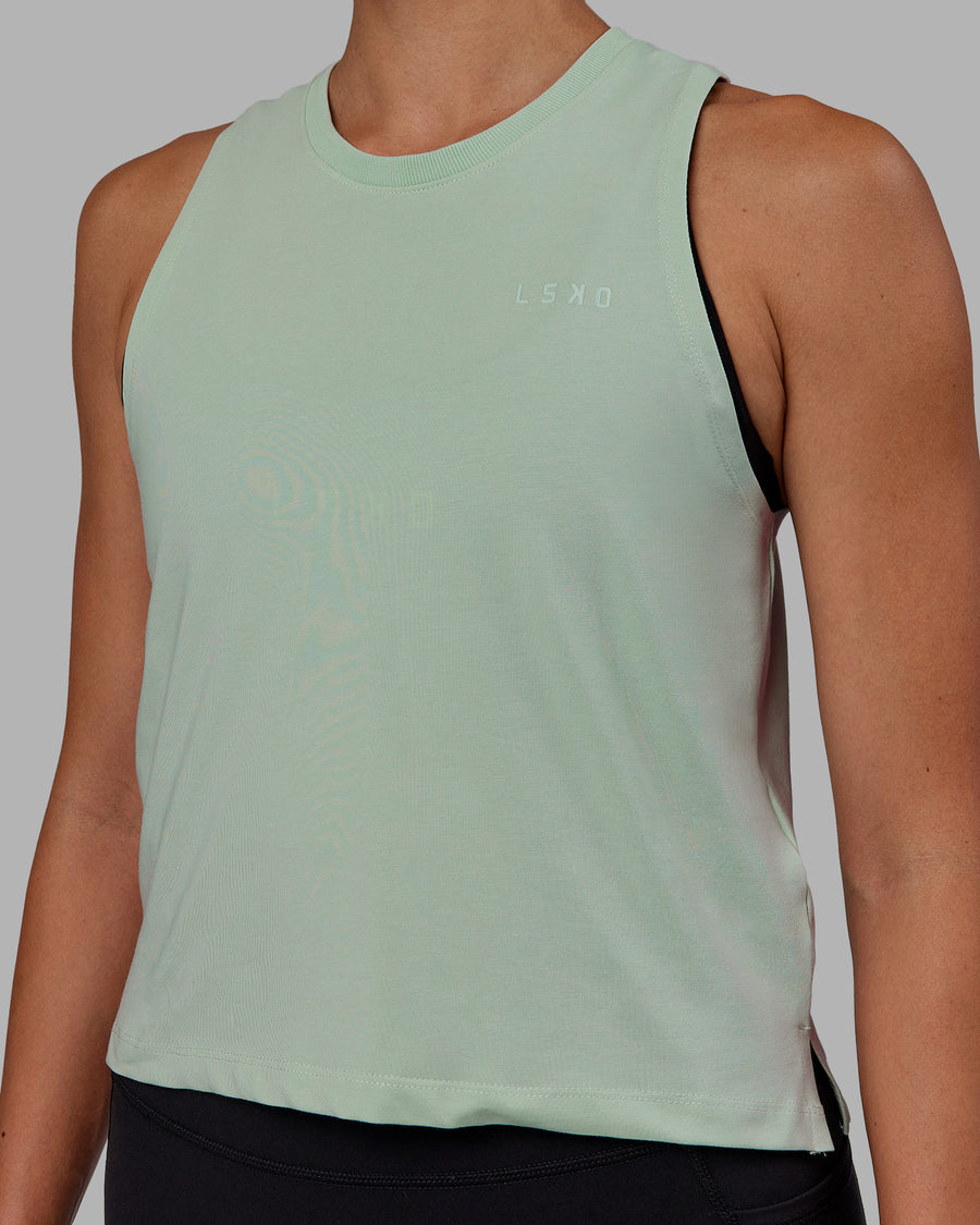 Womens Deluxe PimaFLX Tank - Surf Spray | LSKD