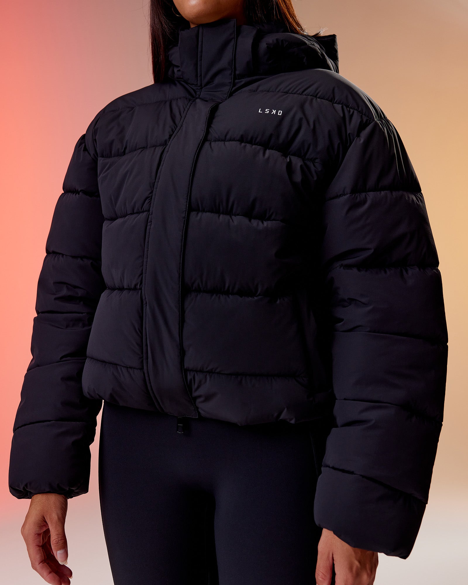 Go-To Puffer Jacket - Black | LSKD