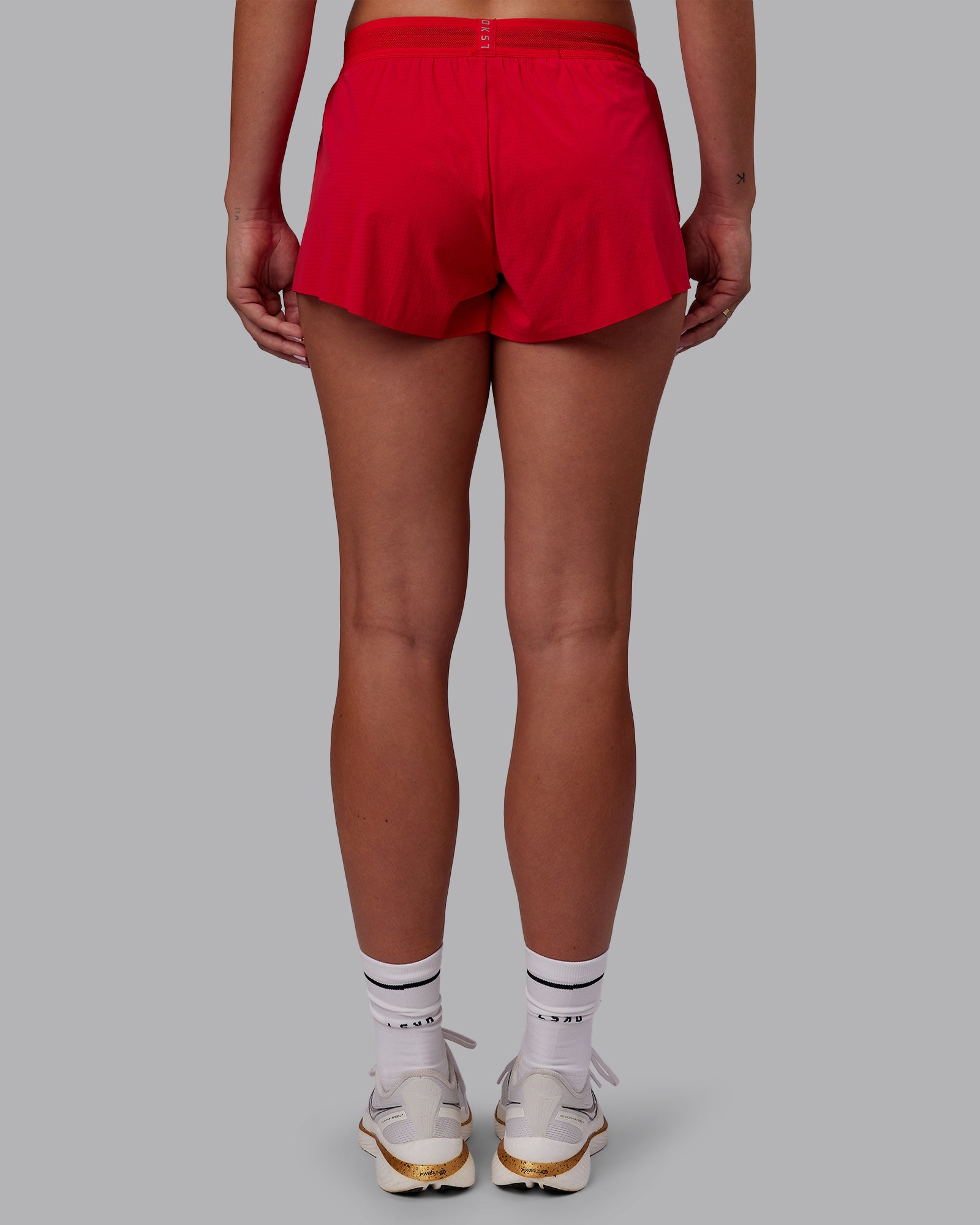Accelerate 3" Mid-Rise Running Short - Scarlet | LSKD