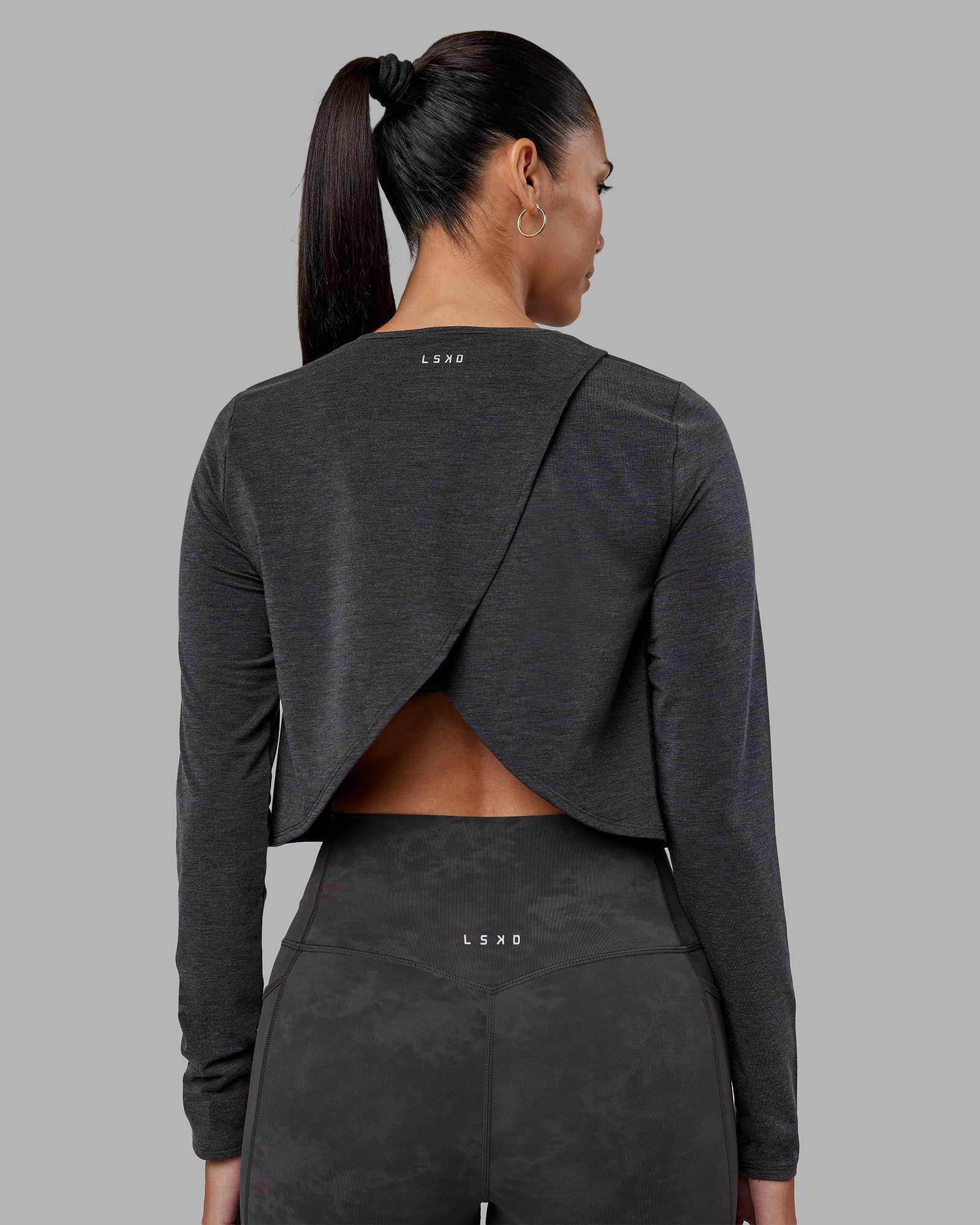 Breeze Long Sleeve Training Tee - Black | LSKD