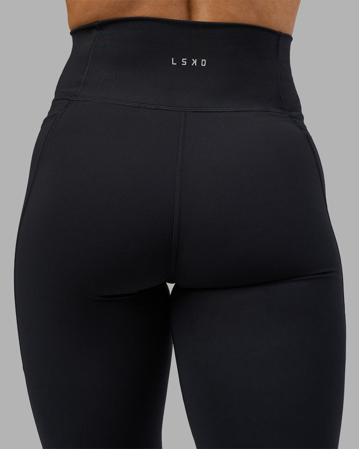 Fusion Ultra High-Rise Full Length Legging Pockets - Black | LSKD