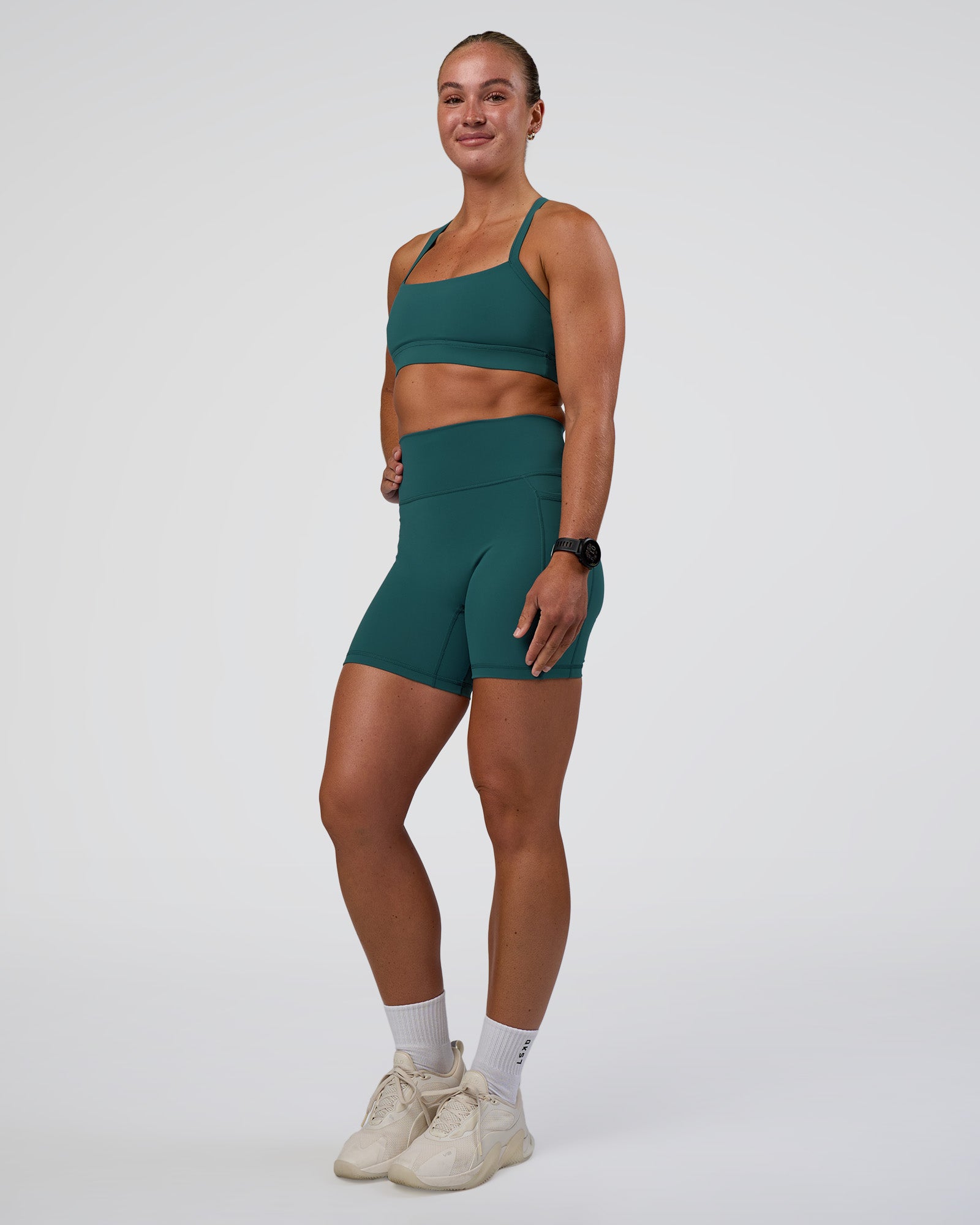 Fusion Ultra High-Rise 6" Short Pockets - Transformative Teal | LSKD