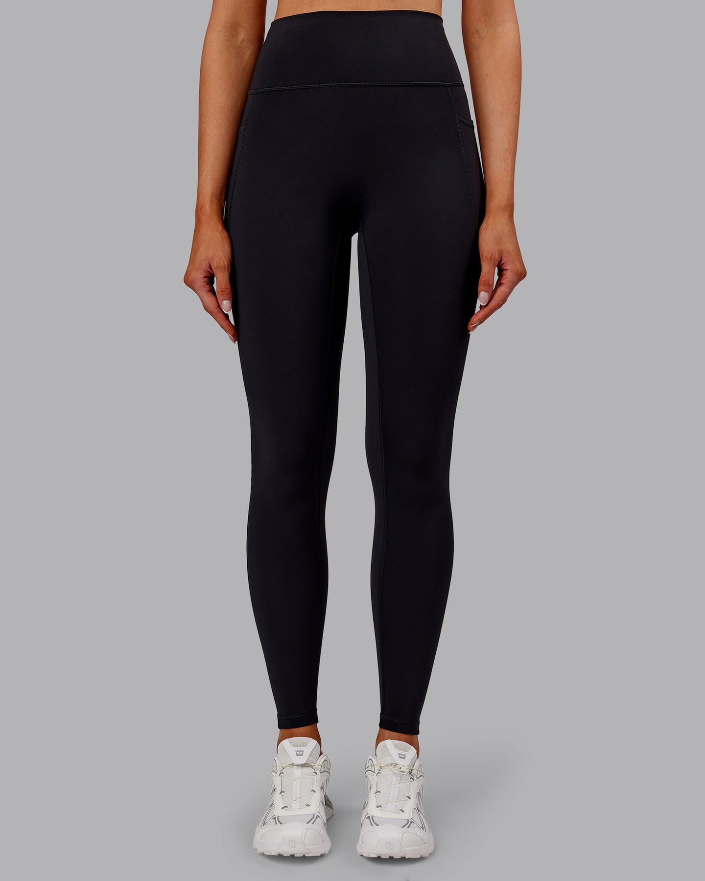 Fusion Ultra High-Rise Full Length Thermal Legging Pockets - Black | LSKD