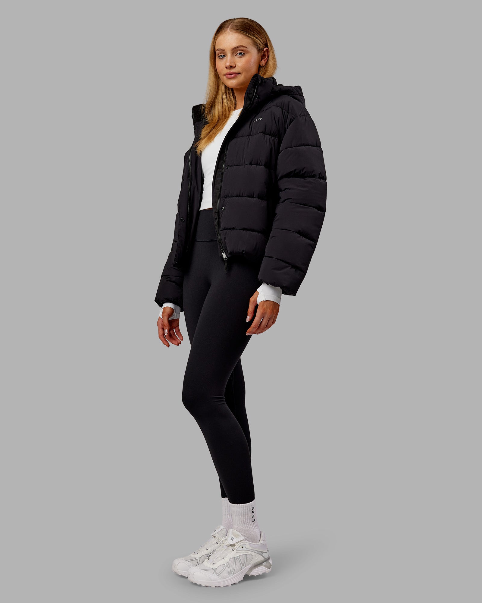 Go-To Puffer Jacket - Black | LSKD