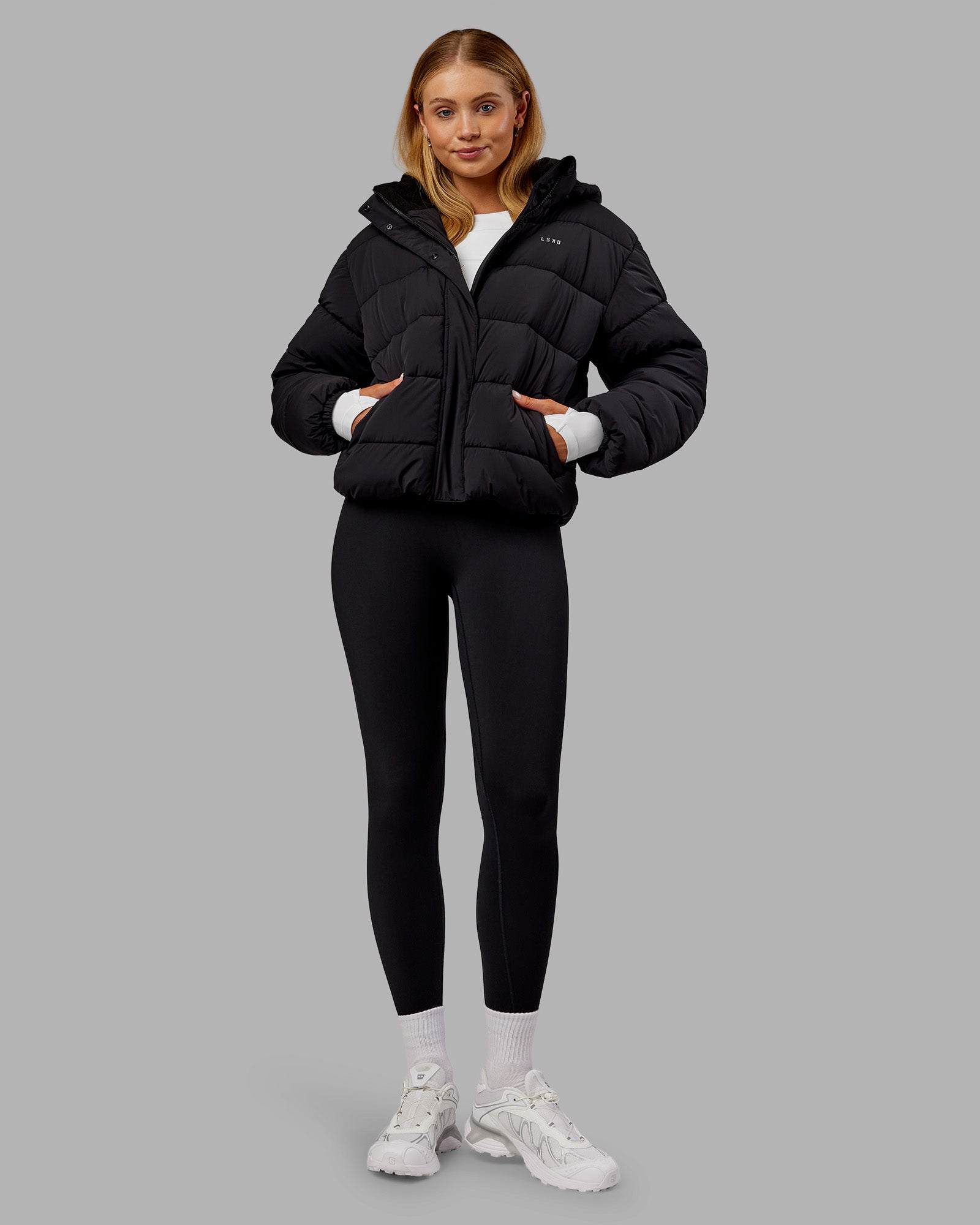 Go-To Puffer Jacket - Black | LSKD