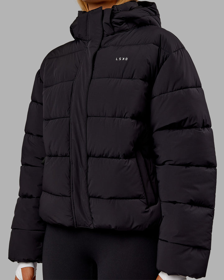 Go-To Puffer Jacket - Black | LSKD