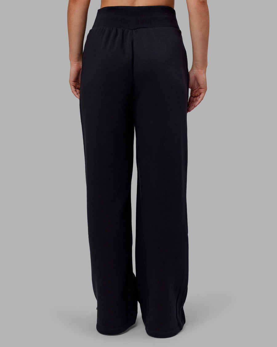 MVP Wide Leg Track Pant - Black | LSKD