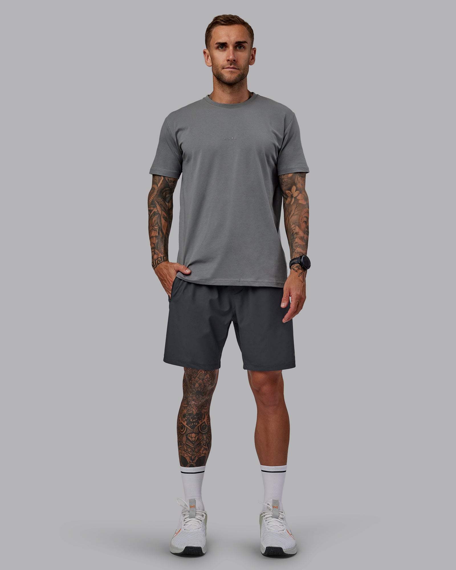 Rep 7" Performance Shorts - Dark Storm | LSKD