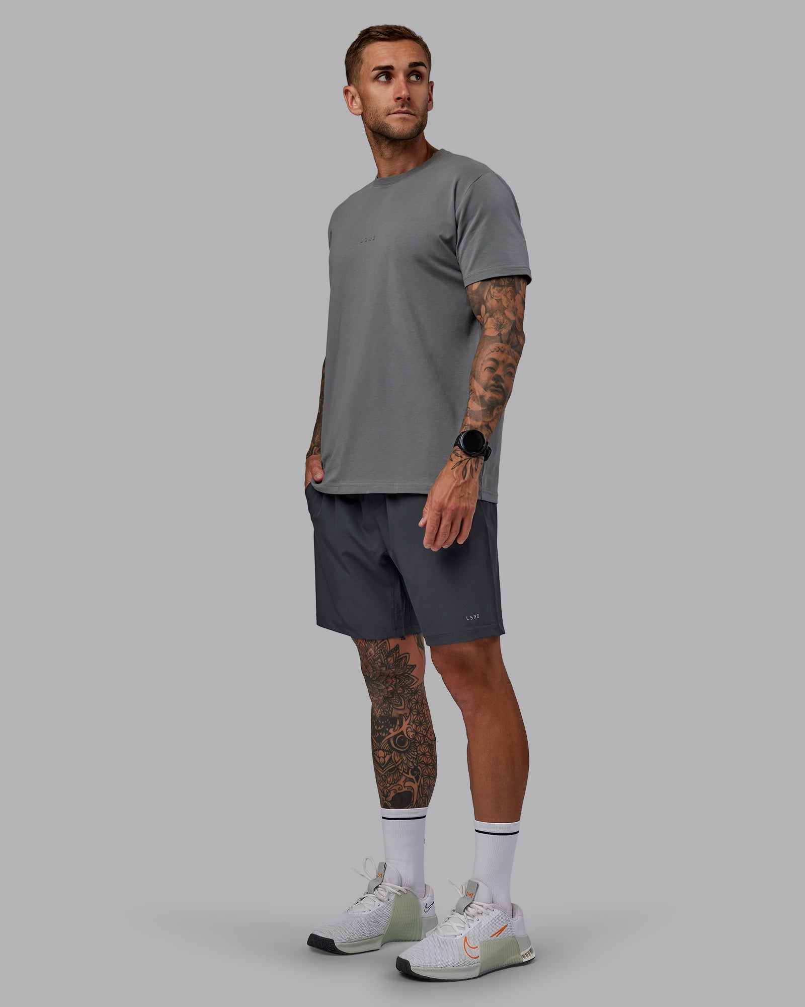 Rep 7" Performance Shorts - Dark Storm | LSKD