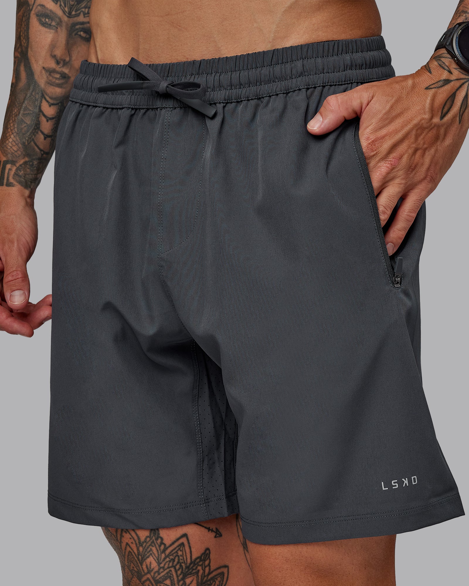 Rep 7" Performance Shorts - Dark Storm | LSKD