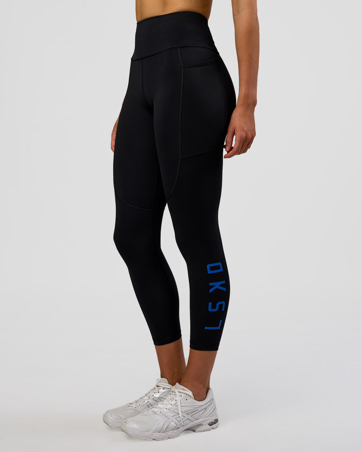 Rep Ultra High-Rise 7/8 Legging Pockets - Black-Electric Indigo | LSKD