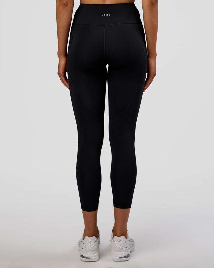 Rep Ultra High-Rise 7/8 Legging Pockets - Black-Electric Indigo | LSKD