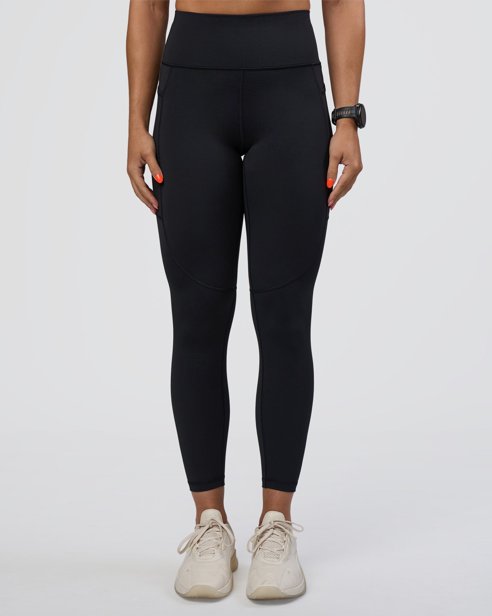 Rep Ultra High-Rise 7/8 Legging Pockets - Black-Ultra Fuchsia | LSKD