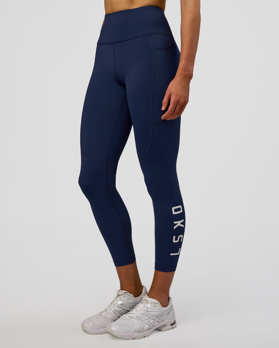 Rep Ultra High-Rise 7/8 Legging Pockets - Future Navy-White | LSKD