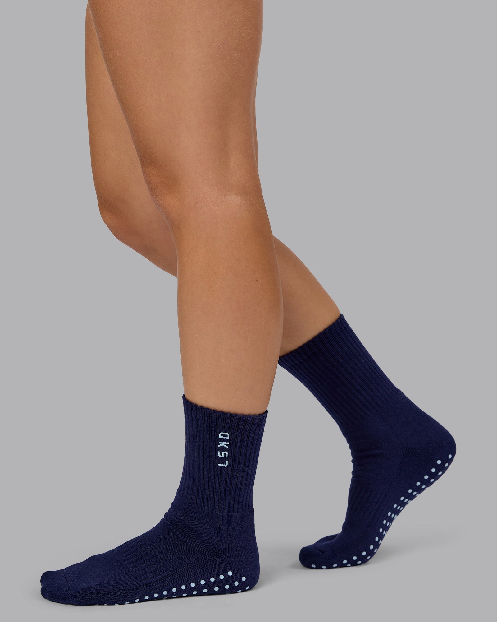 Signal Crew Pilates Grip Sock - Future Navy-Skyride | LSKD