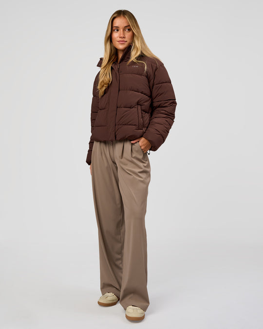Go-To Puffer Jacket - Hot Chocolate | LSKD