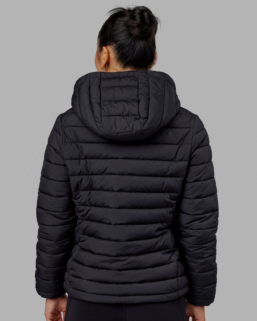 Womens All Day Puffer Jacket - Black | LSKD